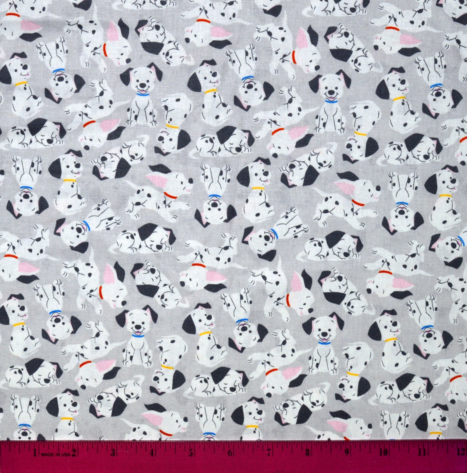 101 DALMATIANS FABRIC | Sold by the Half Yard! | Continuous Cut! | 100% ...