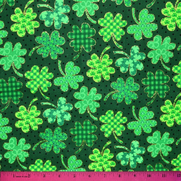 Shamrock Fabric - Etsy