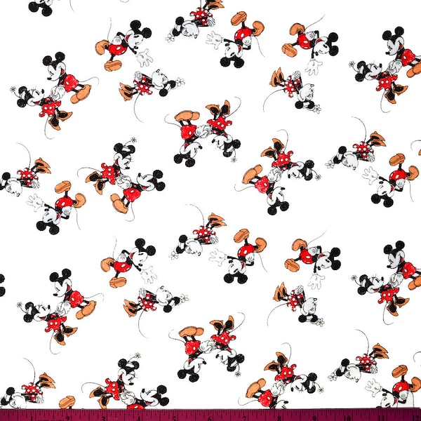 Mickey Mouse Fabric Panel - Etsy