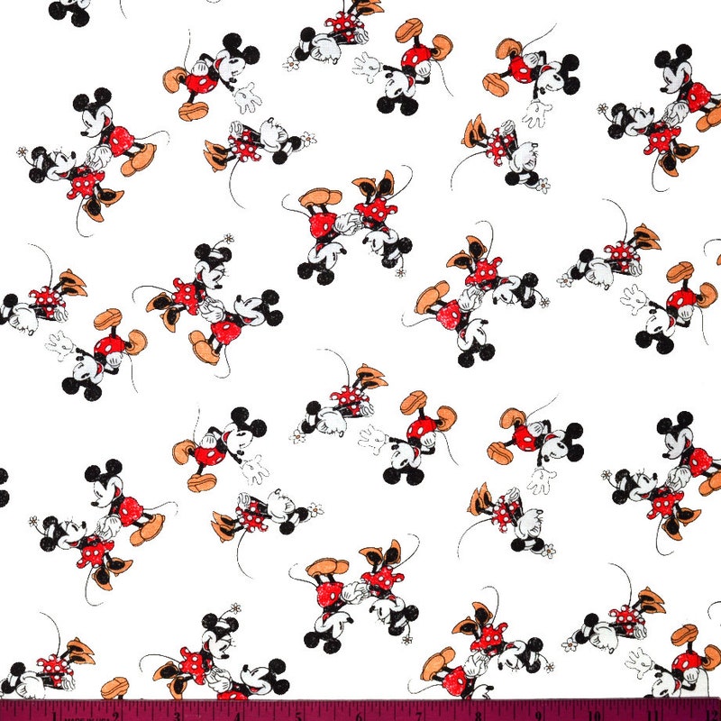 Mickey Mouse Fabric Panel - Etsy