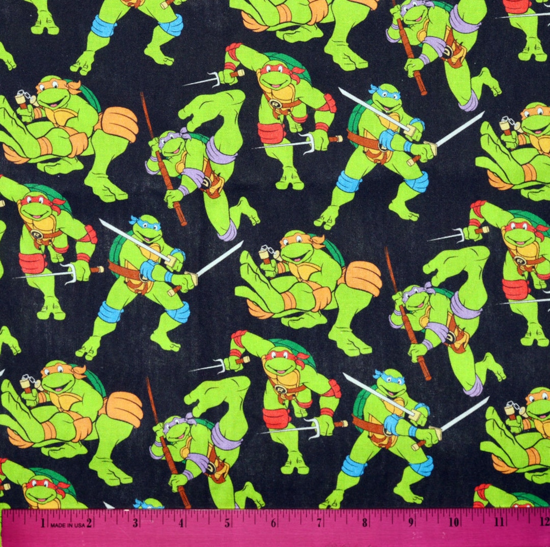 Teenage Mutant NINJA TURTLES FABRIC | Sold by the Half Yard ...