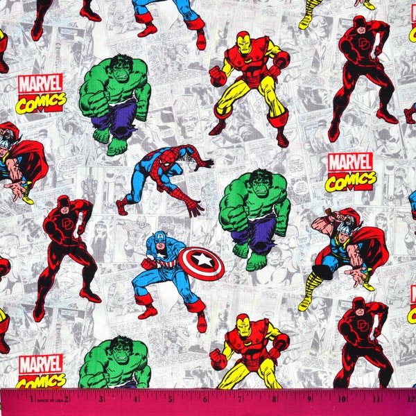 Super Hero Fabric - Etsy