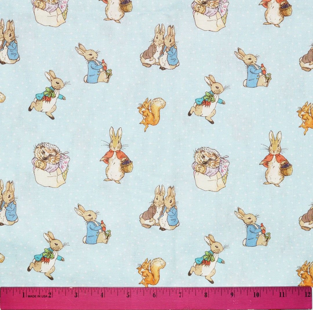 BEATRIX POTTER FABRIC | Sold by the Half Yard! | Continuous Cut! | 100 ...