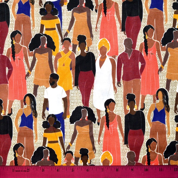 Fabric With People - Etsy