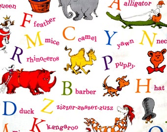Dr Seuss Alphabet - Etsy