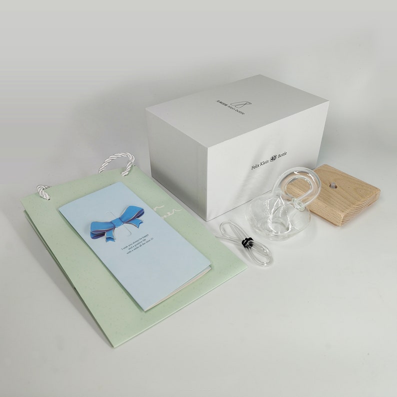 Felix Klein 4D Bottles: 3D Klein Bottle Art Model in the Shape - Etsy UK