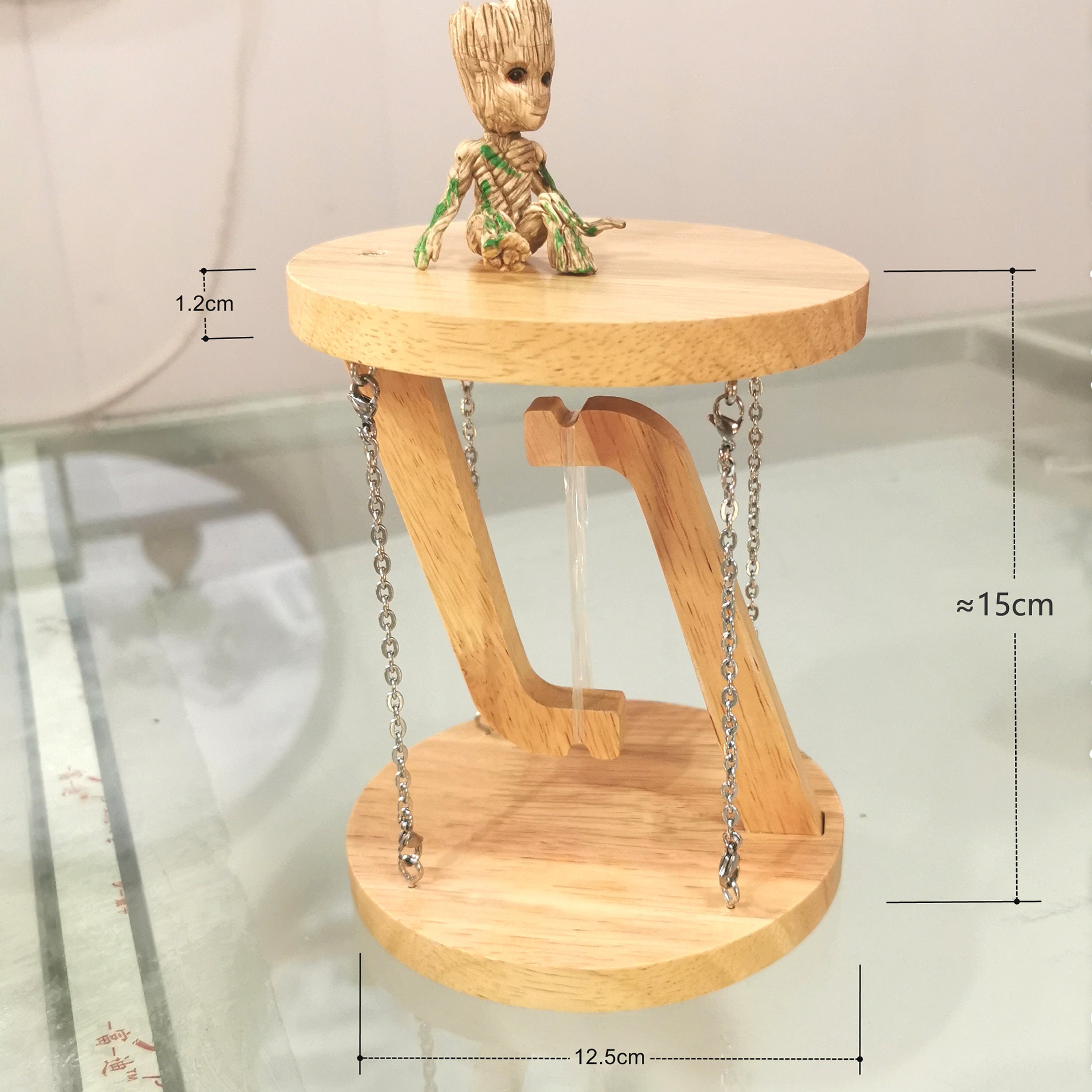 Tensegrity Beech Wood Plant Stand: Floating Flower Pot Holder - Etsy