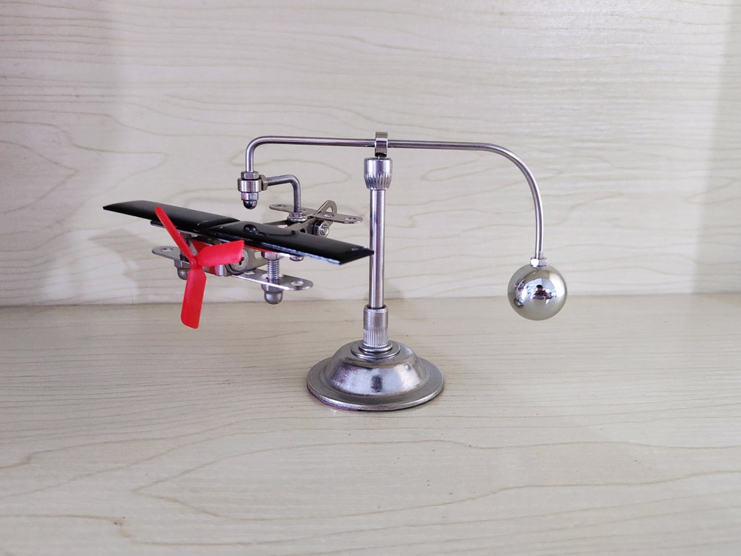 Kinetic Balance Toy - Solar Plane, Metal Mechanical Art, Unique and Car ...