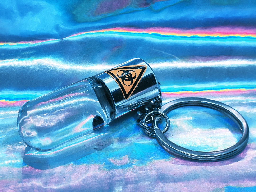 Biohazard and Venom Combined Ferrofluid Keychain - Etsy