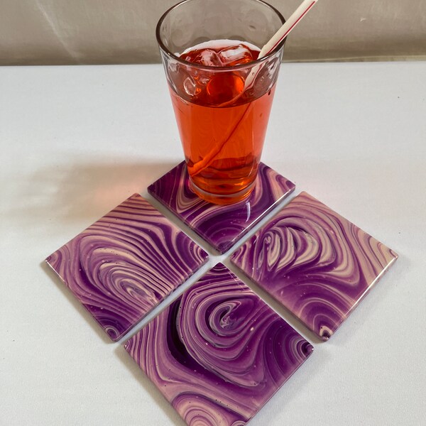 Tile Coasters - Etsy