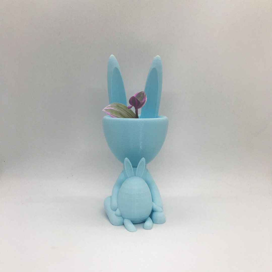 Easter Bunny Planter 3D Printed Rabbit Planter for Succulents Easter ...