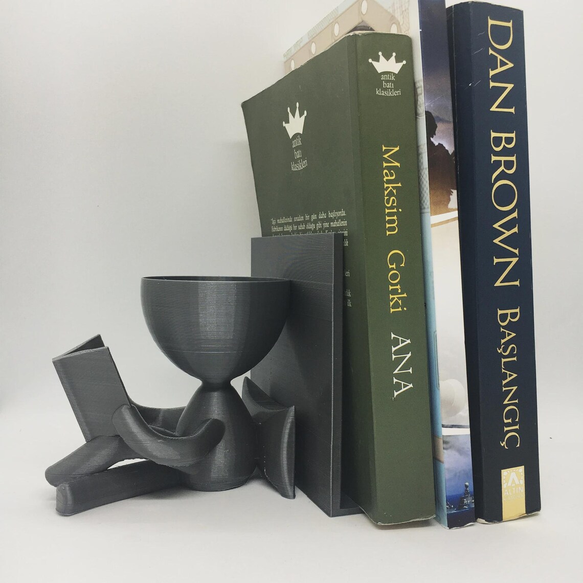 Head Planter Bookend STL File – 3D Printed Bookshelf Decor - Etsy
