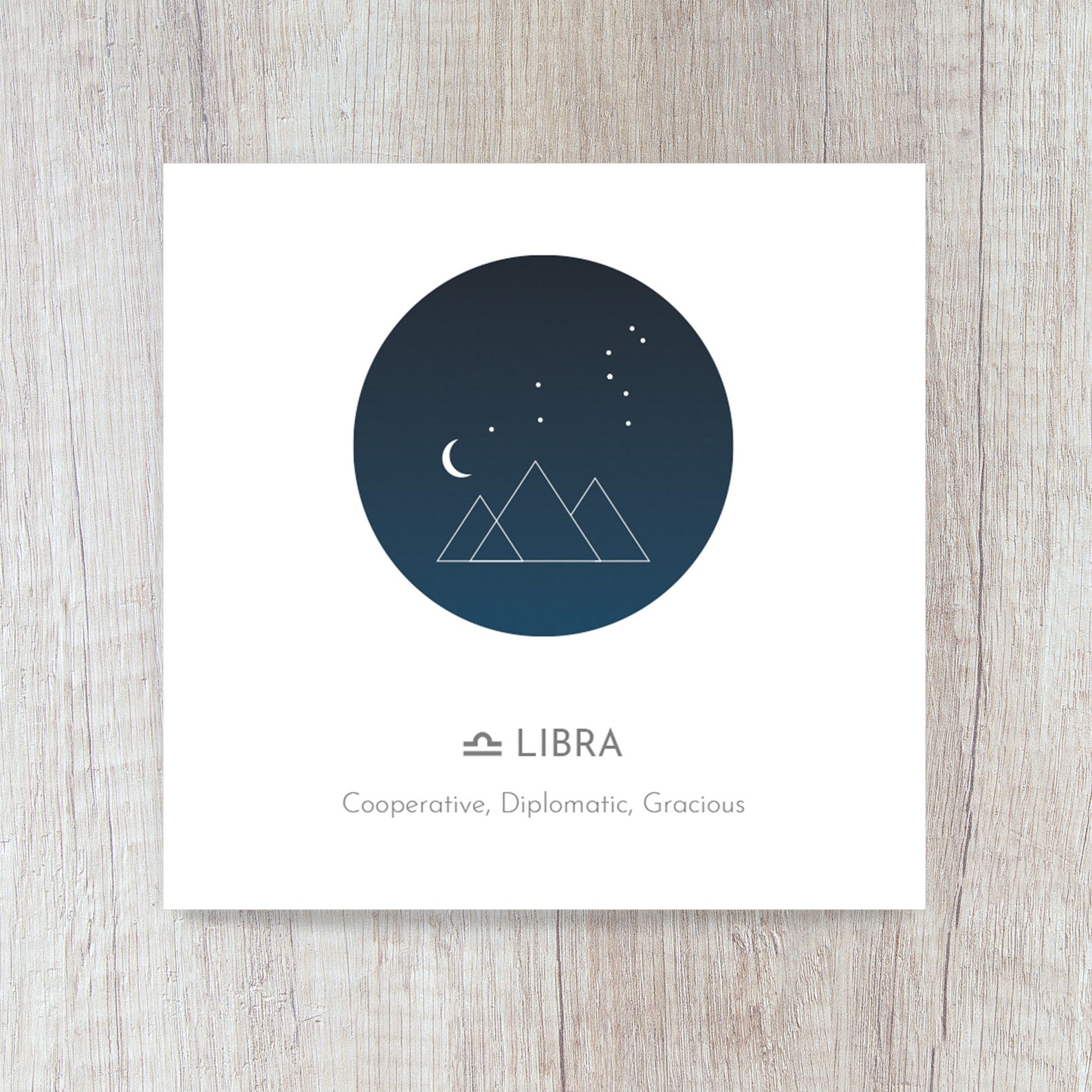INSTANT DOWNLOAD - LIBRA Zodiac Sign Cupcake Toppers + Card Set ...