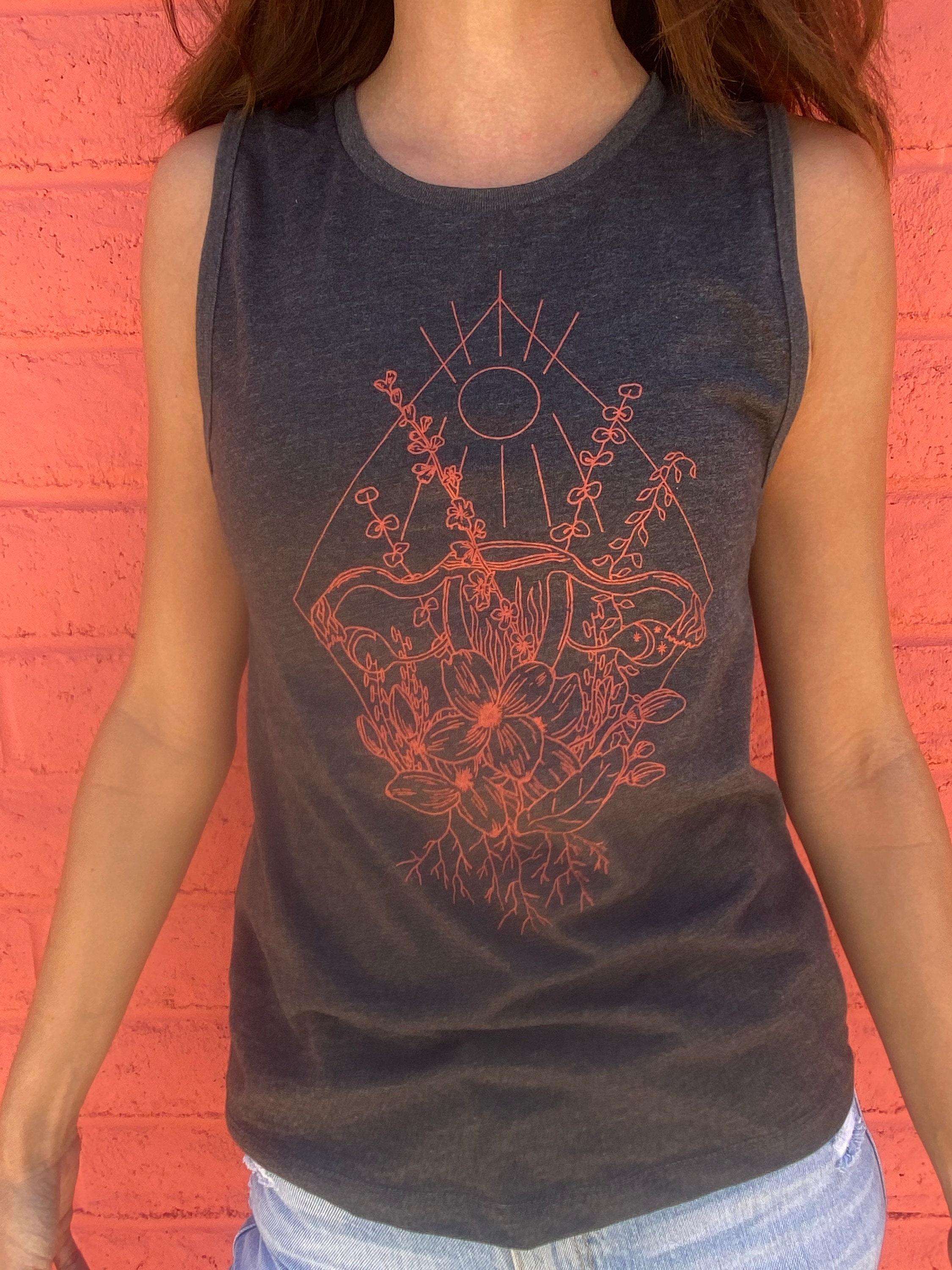 GROW A PAIR Screen Printed Muscle Tank Smash the Patriarchy - Etsy