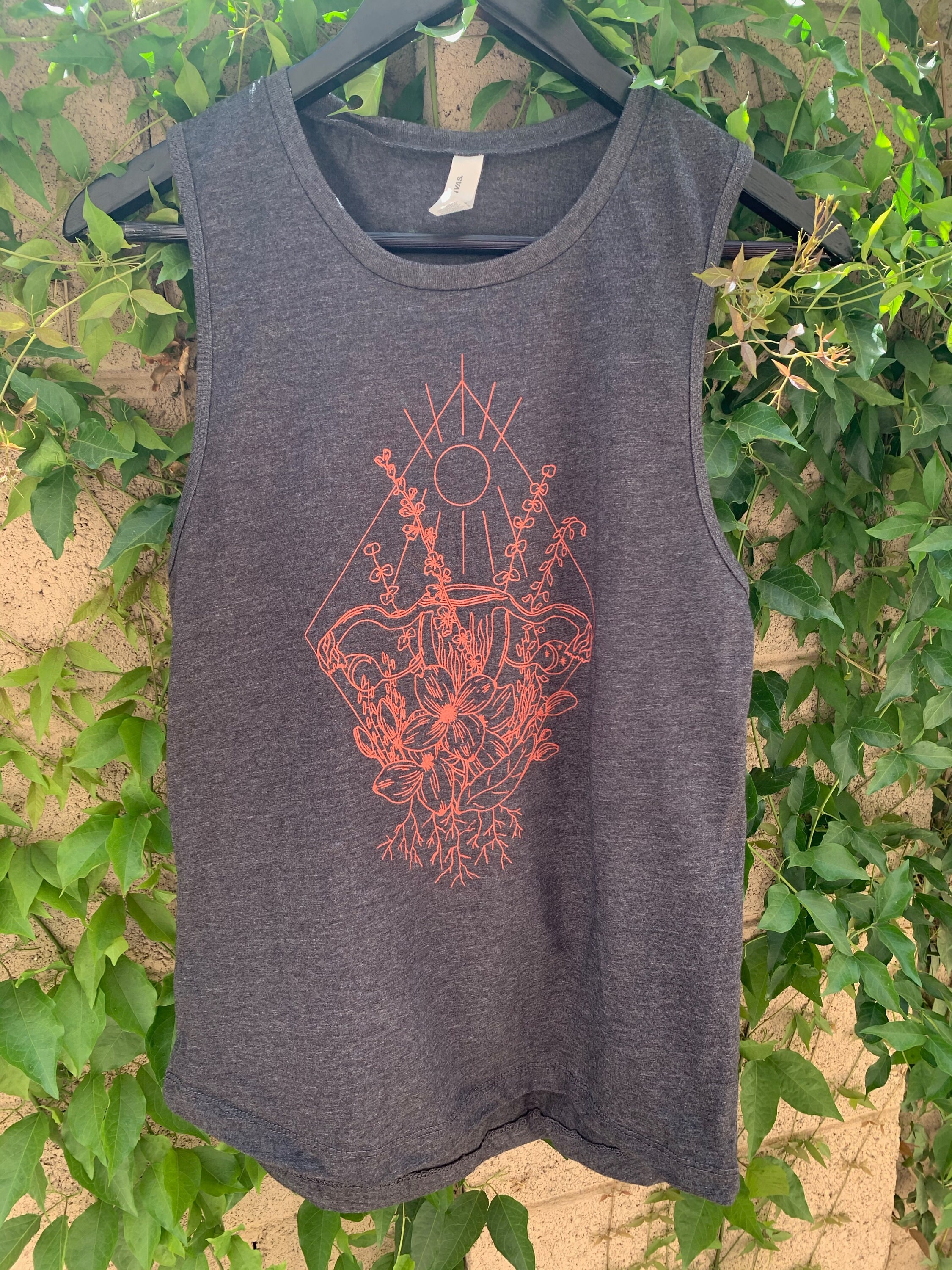 GROW A PAIR Screen Printed Muscle Tank Smash the Patriarchy - Etsy