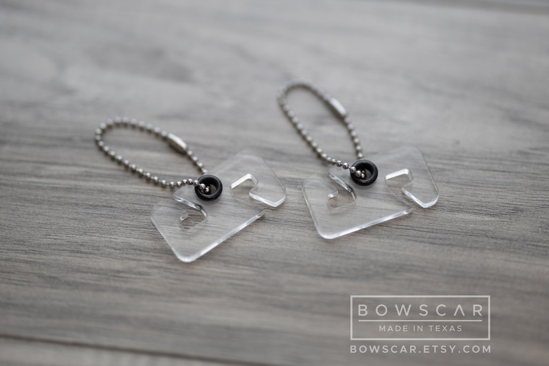 2 Pack BOWSCAR Laser Cut Acrylic Reusable Face Mask Ear Saver Strap ...