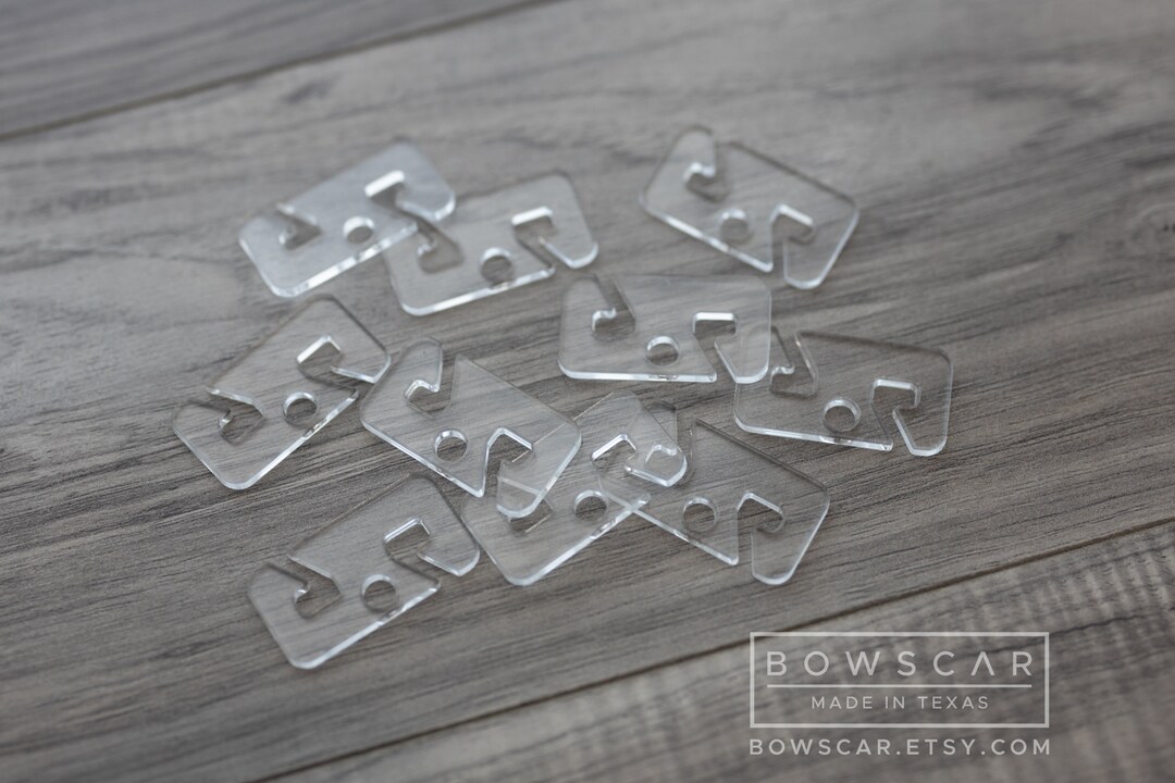 10 Pack BOWSCAR Laser Cut Acrylic Reusable Face Mask Ear Saver Strap ...