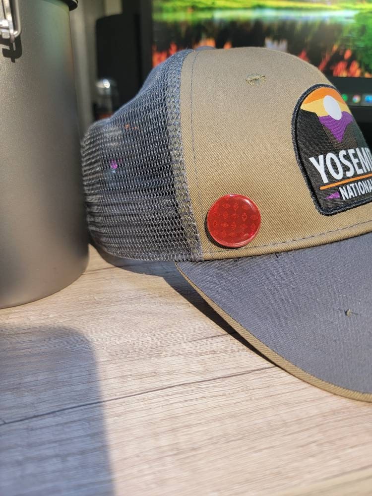 Reflective Safety Glint Pin 1 Inch Highly Reflective Microprismatic ...