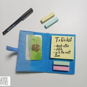 Plastic Canvas Sticky Notes Organizer PDF Pattern, Instant Download ...