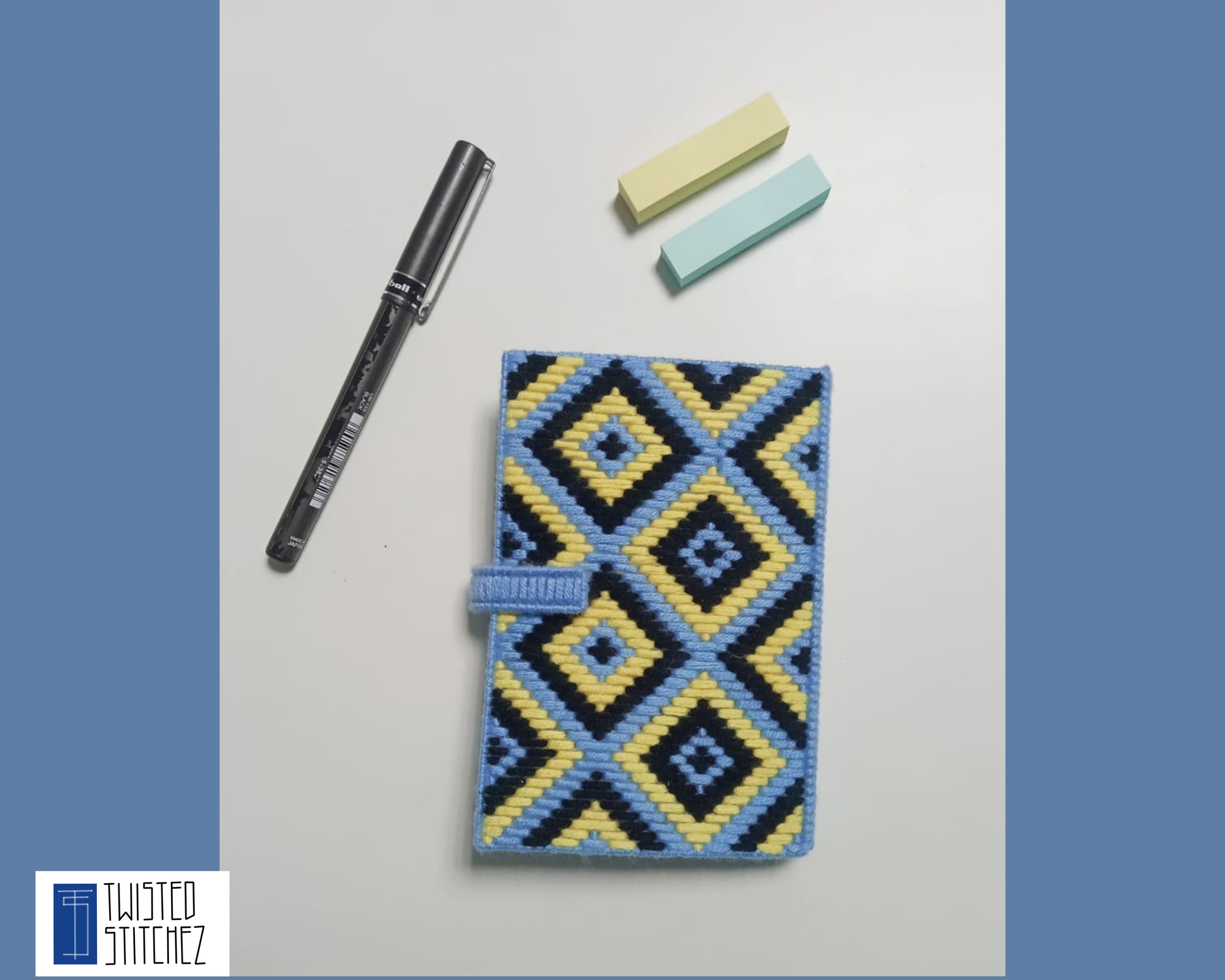 Plastic Canvas Sticky Notes Organizer PDF Pattern, Instant Download ...