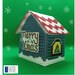 Christmas House Shaped Box PDF Pattern, Plastic Canvas Christmas ...