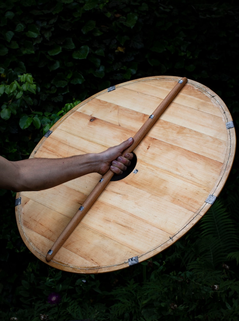 Viking Shield, Rawhide Faceing, Early Mediaval Reenactment - Etsy