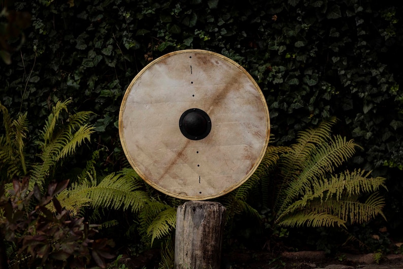 Viking Shield, Rawhide Faceing, Early Mediaval Reenactment - Etsy