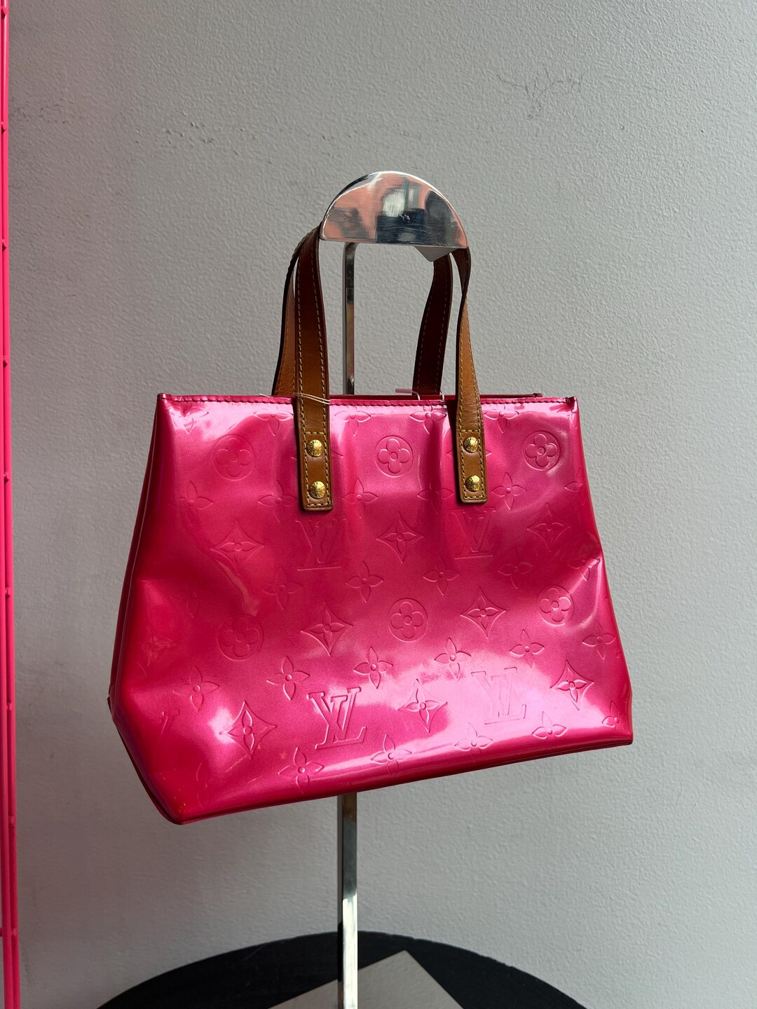 Louis Vuitton Pink Vernis Reade PM - Etsy