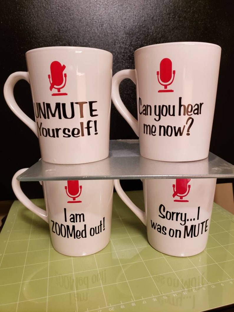 Can You Hear Me Now Unmute Yourself Zoomed Out and | Etsy