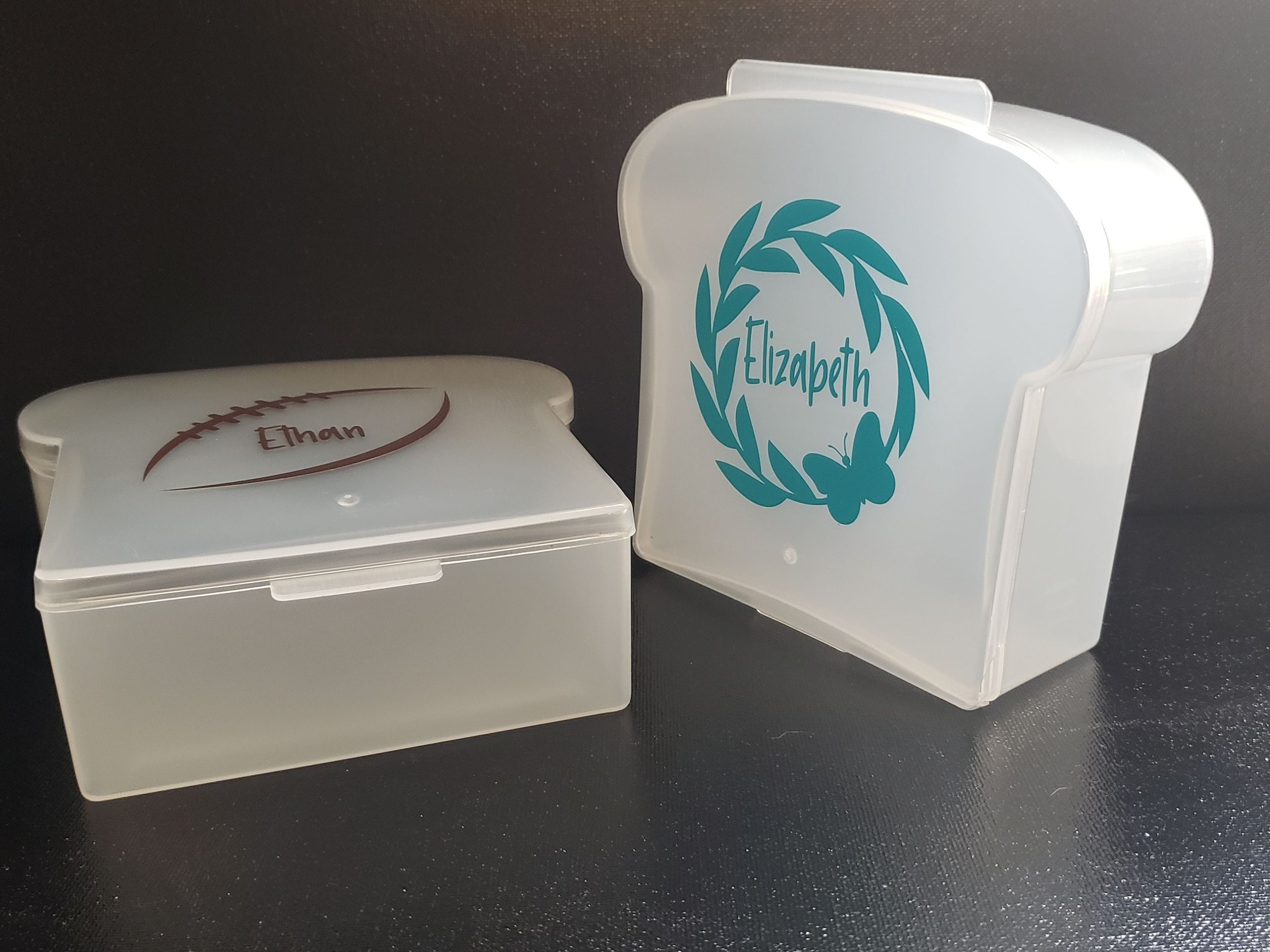 CUSTOM Plastic Sandwich Keeper for Lunch Boxes Kid's Sandwich Holder ...