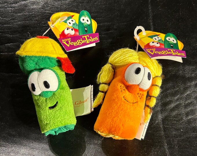 1999 Veggie Tales Finger Puppets - Etsy