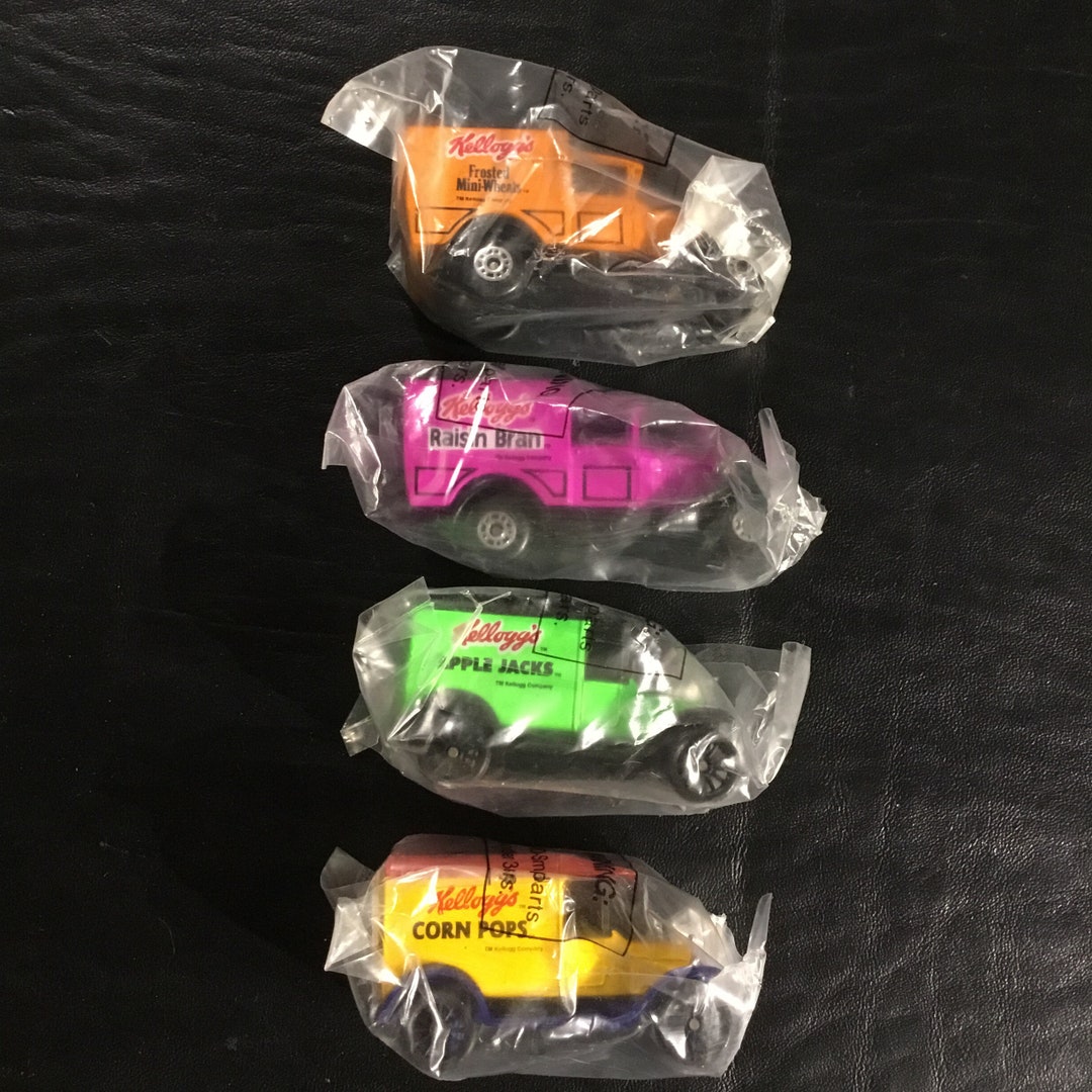 Vintage Kelloggs Car Set - Etsy