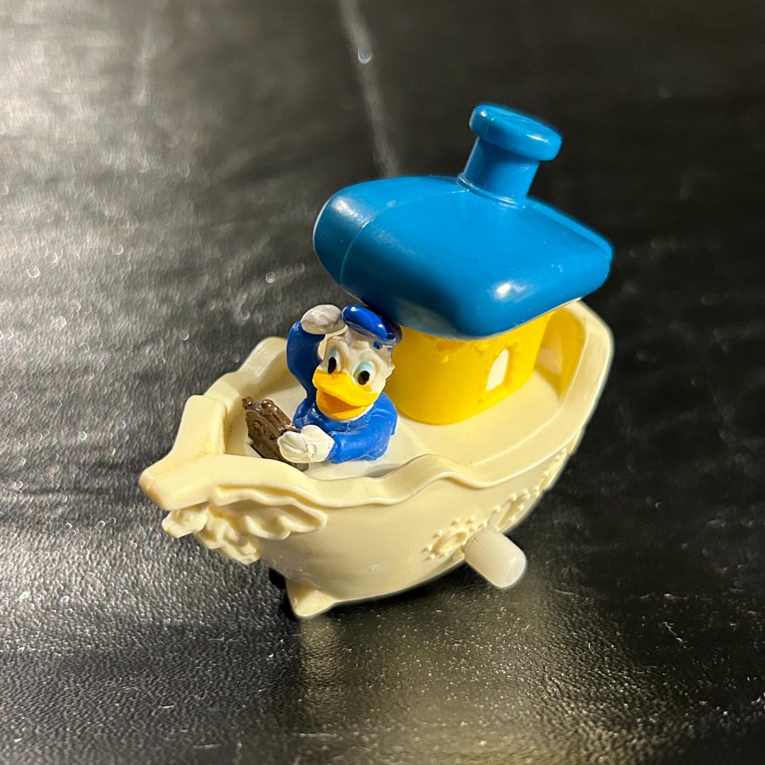 1990’s Donald Duck Boat Wind-up - Etsy