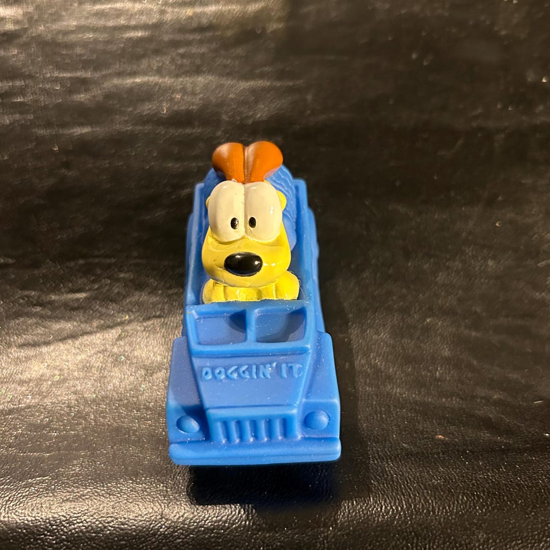 1990 Garfield Odie Car Toy - Etsy