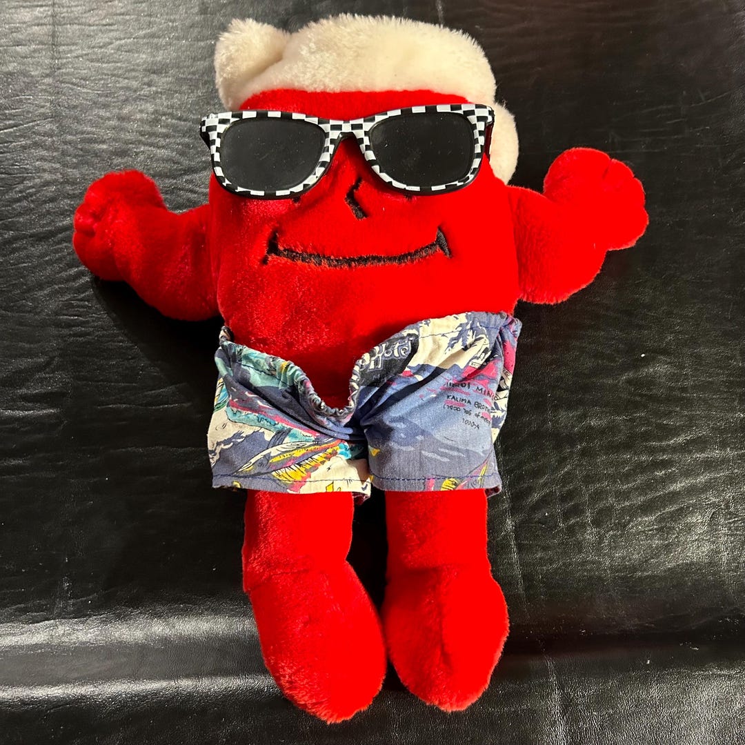 1987 Kool Aid Man Plush Toy - Etsy