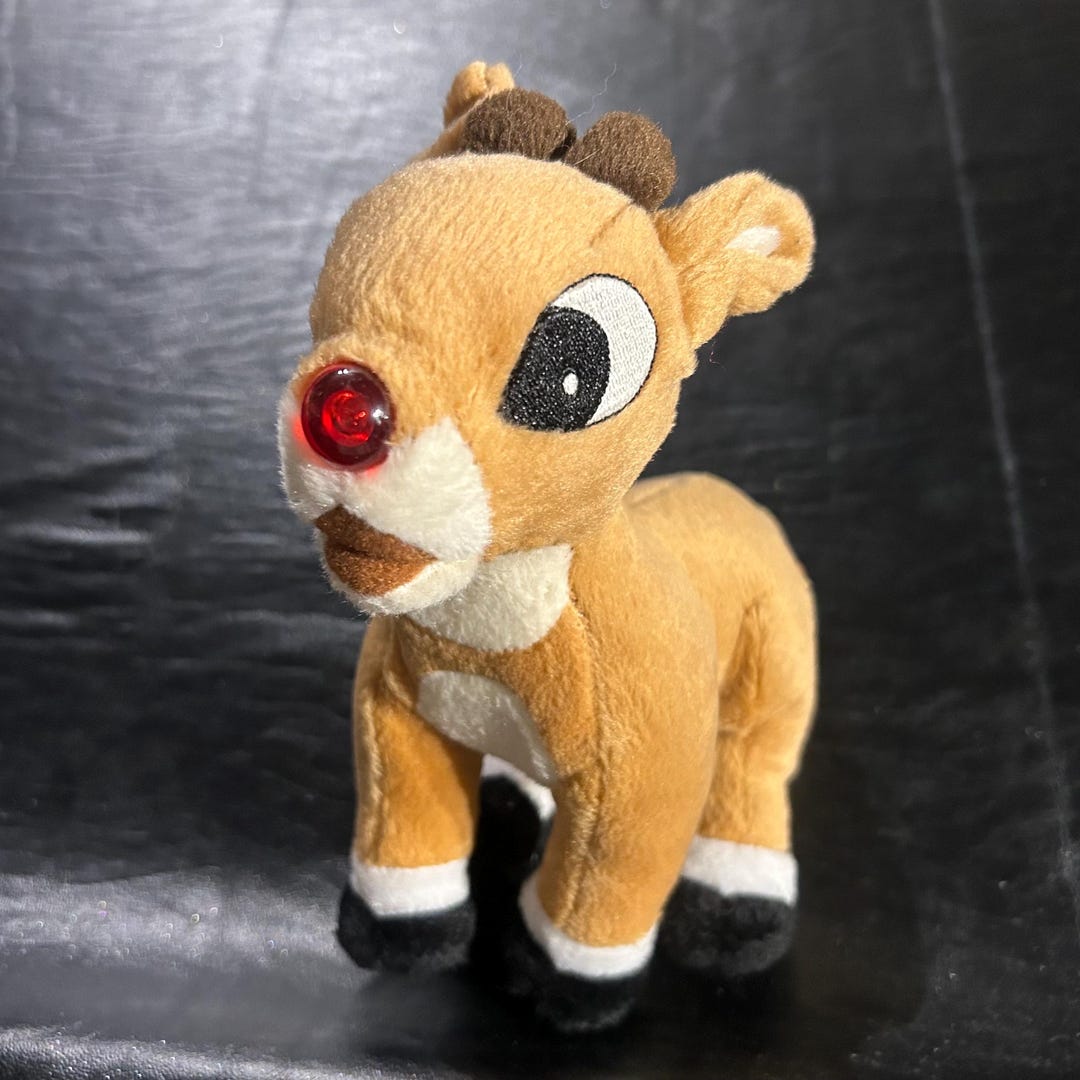 1999 Light-up Rudolph the Red Nosed Reindeer Plush - Etsy