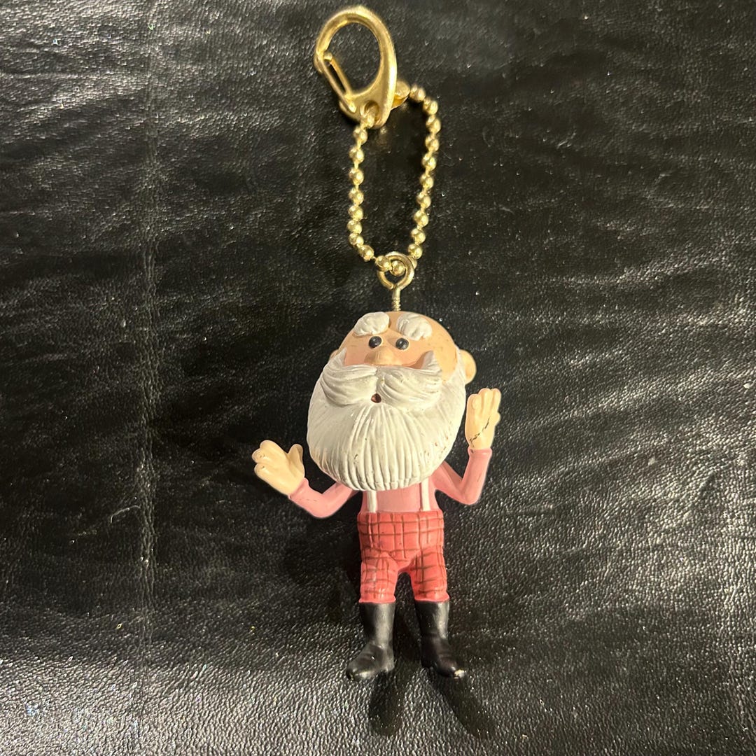 2003 Rudolph Santa Keychain/ornament - Etsy