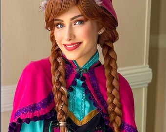 Anna Travel Braids Inspired Wig professional Wig for Character ...