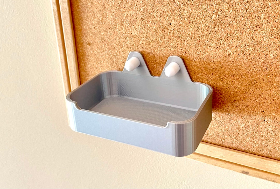 Mini Corkboard Cubicle Tray - Office Push Pin Thumb Tack Tray - Etsy