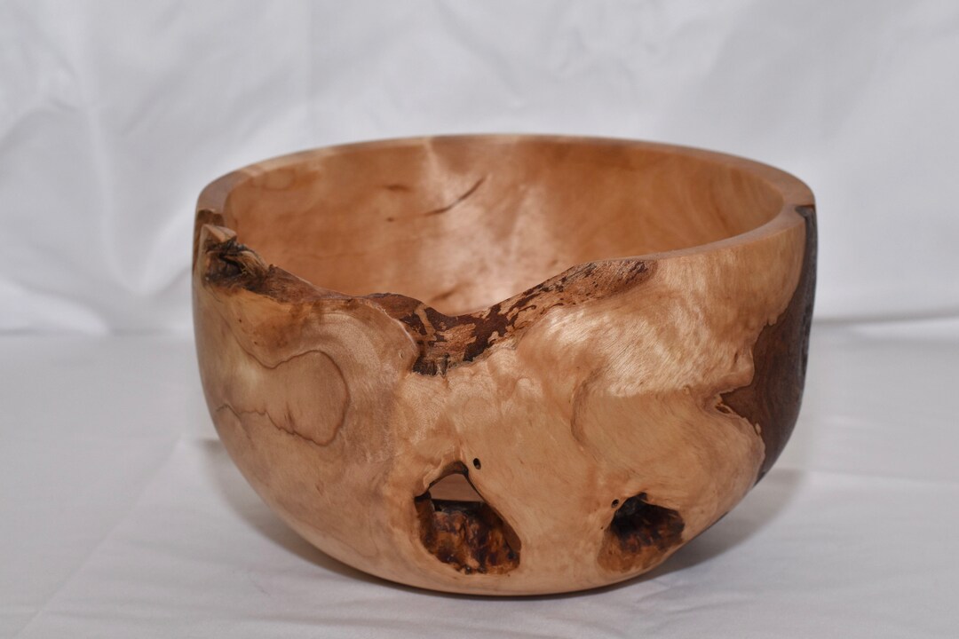 Birch Burl Bowl - Etsy