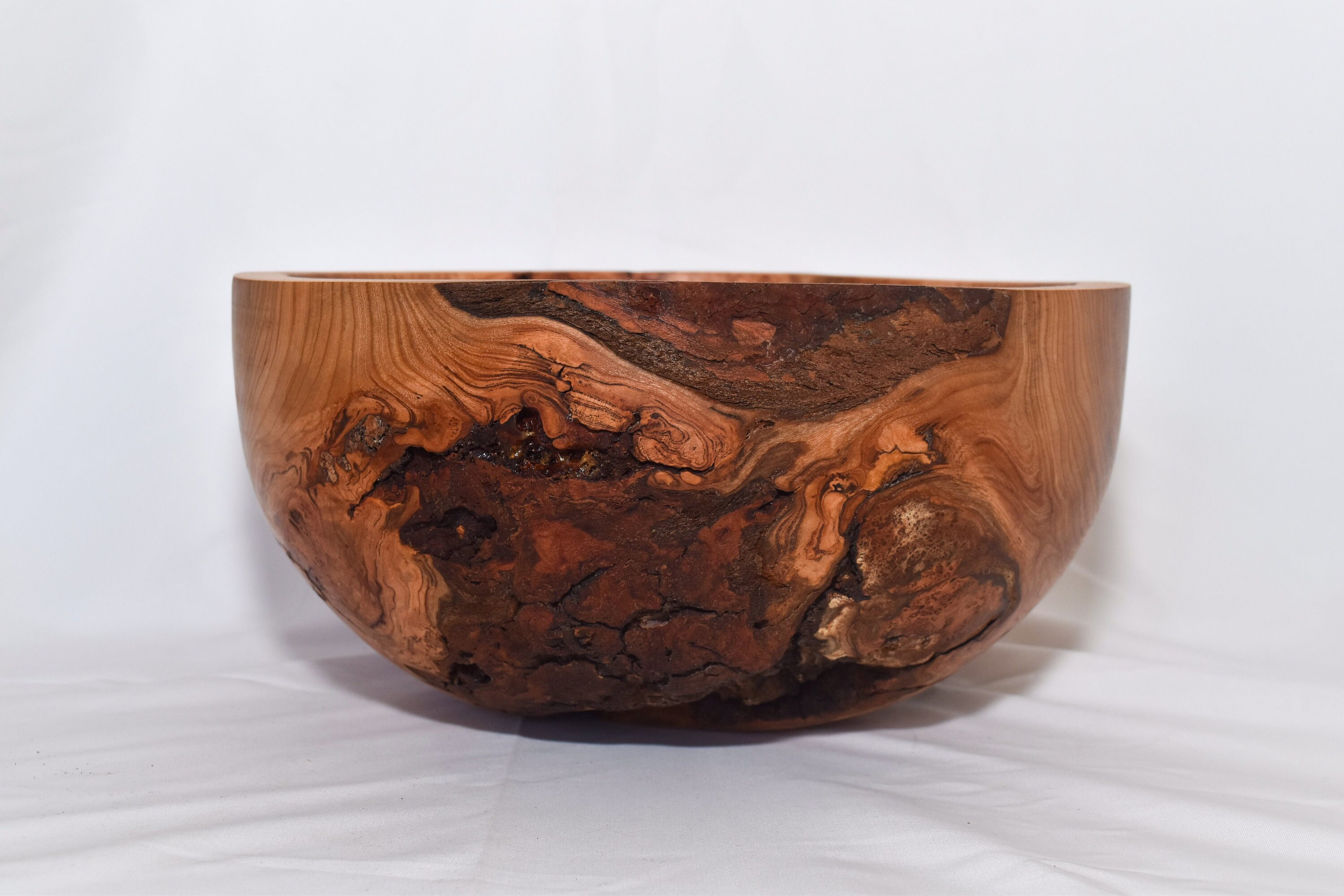 Black Cherry Wood Burl Bowl - Etsy