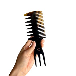 3-in-1 Comb With Logo. Hair Brush. Large Comb With Handel - Etsy