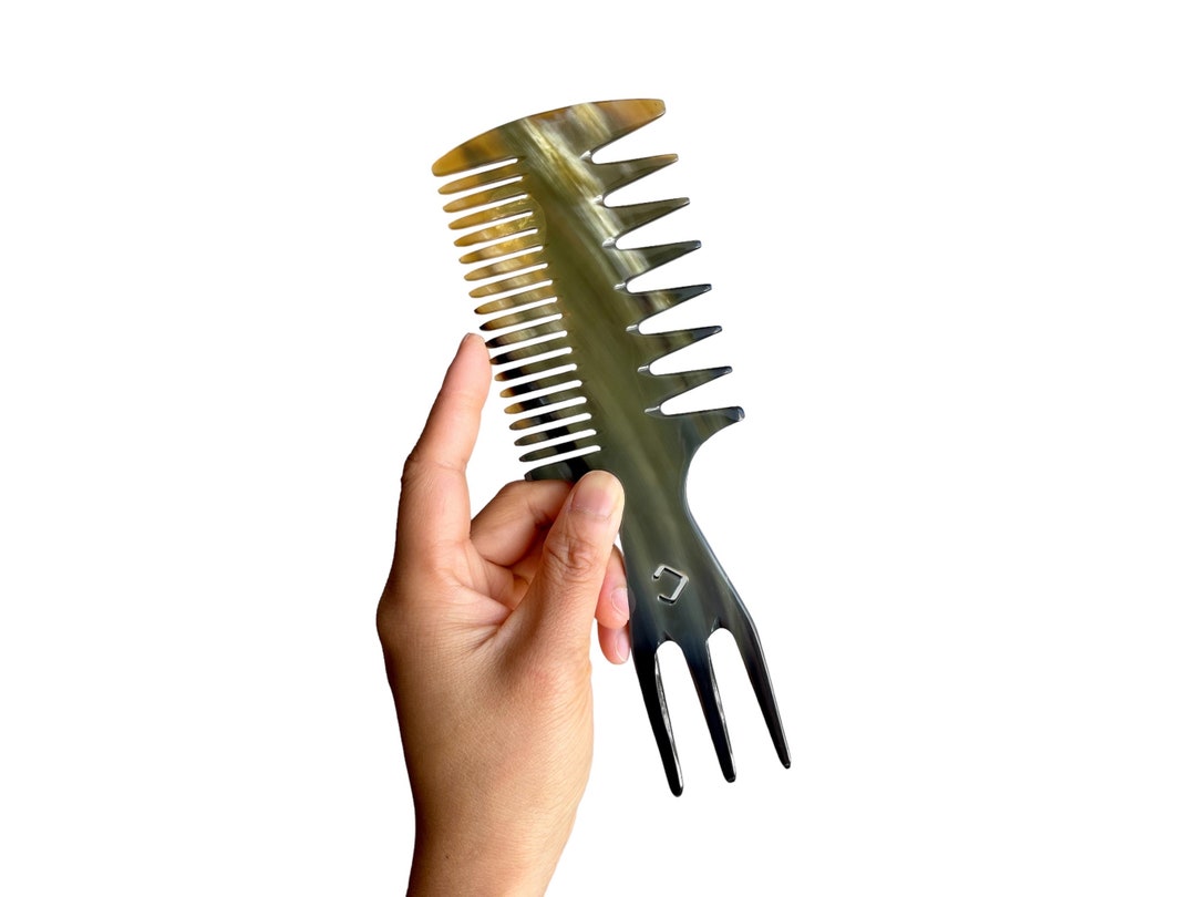 3-in-1 Comb With Logo. Hair Brush. Large Comb With Handel - Etsy