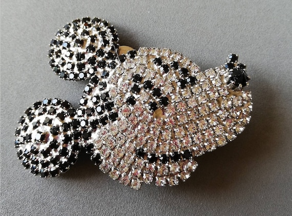 1980's Butler & Wilson Mickey Mouse Earrings - Gem
