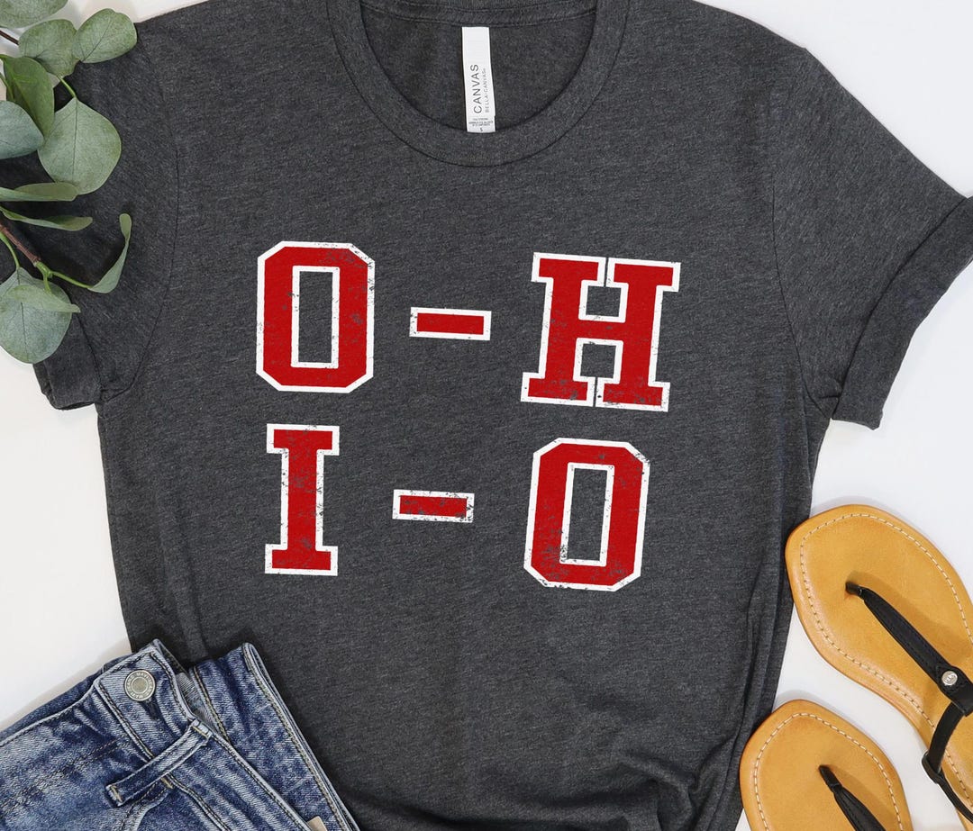 Ohio Tshirt Gift Tee, Hometown State Pride, University Style Lettering ...