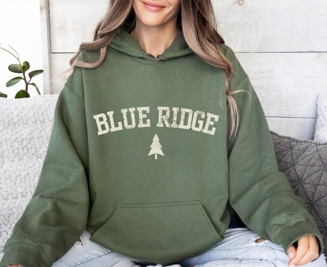 Blue Ridge Mountain Hoodie Sweatshirt, Unisex Georgia Pullover Souvenir ...