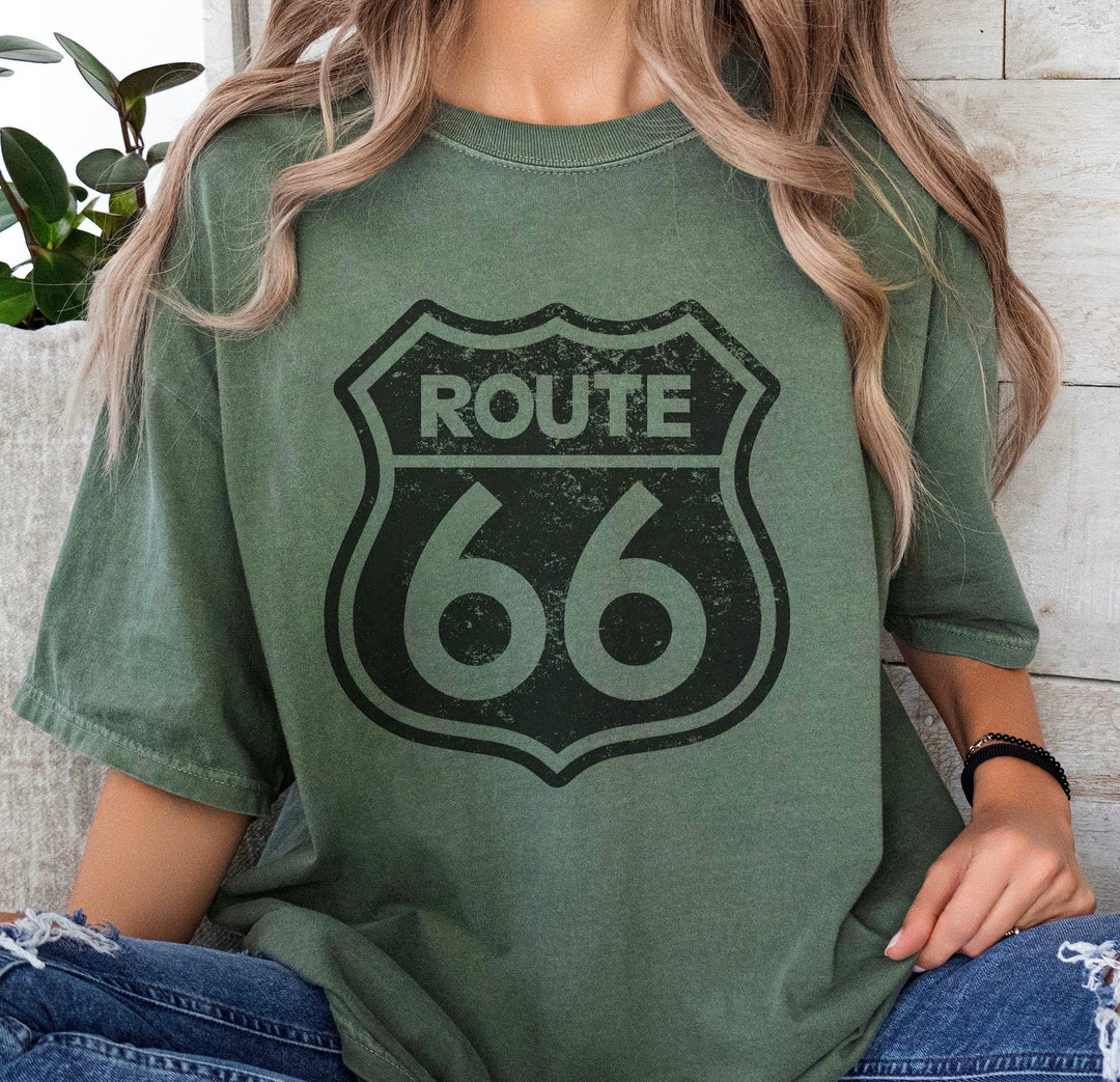 Route 66 Tshirt, Vintage Road Sign Gift Tee - Etsy