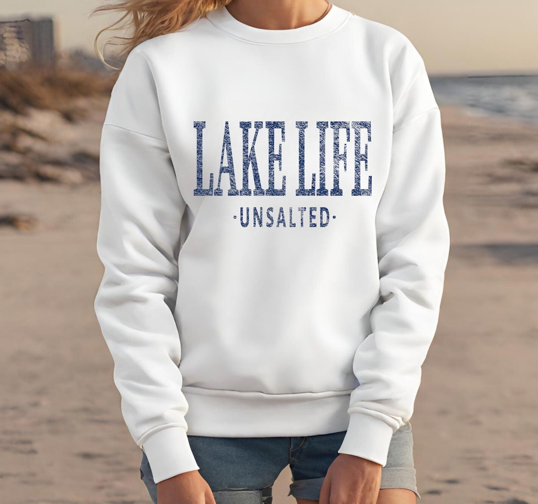 Lake Life Sweatshirt, Womens Lake House Shirt, Lake Vacation Shirt ...