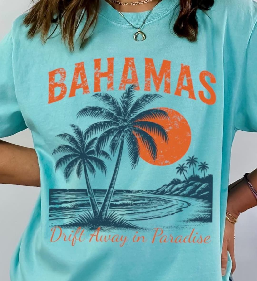 Bahamas Beach Comfort Colors® Tshirt Gift Tee, Family Vacation Shirt - Etsy