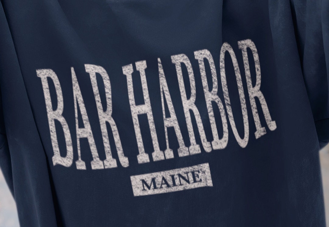Bar Harbor Sweatshirt, Maine Souvenir, Maine Lover Shirt, Maine Gifts ...